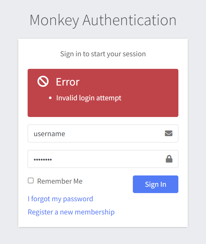 Login | Monkey Auth